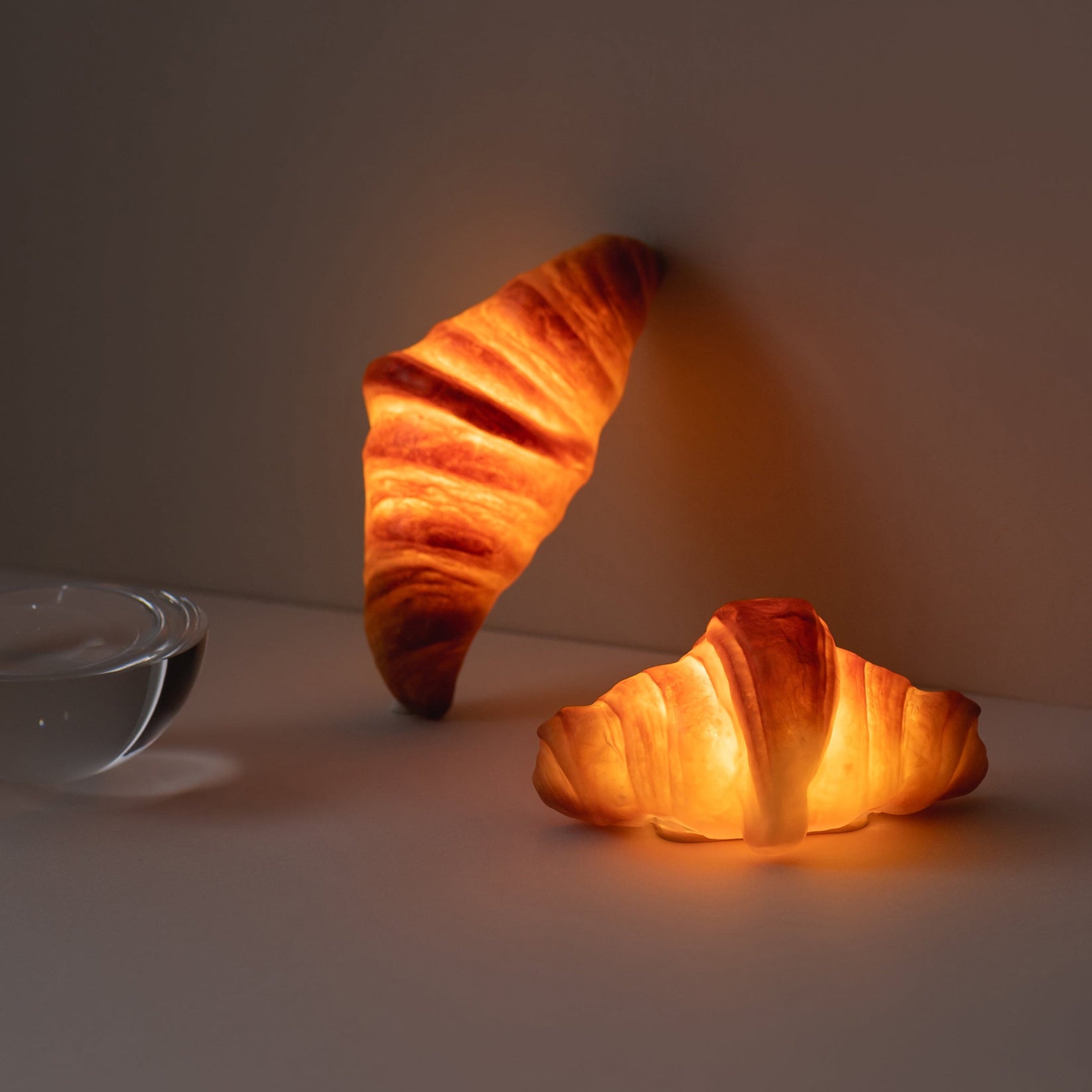 Pampshade Battery Powered Croissant Bread Lamp – Yukiko Morita ...