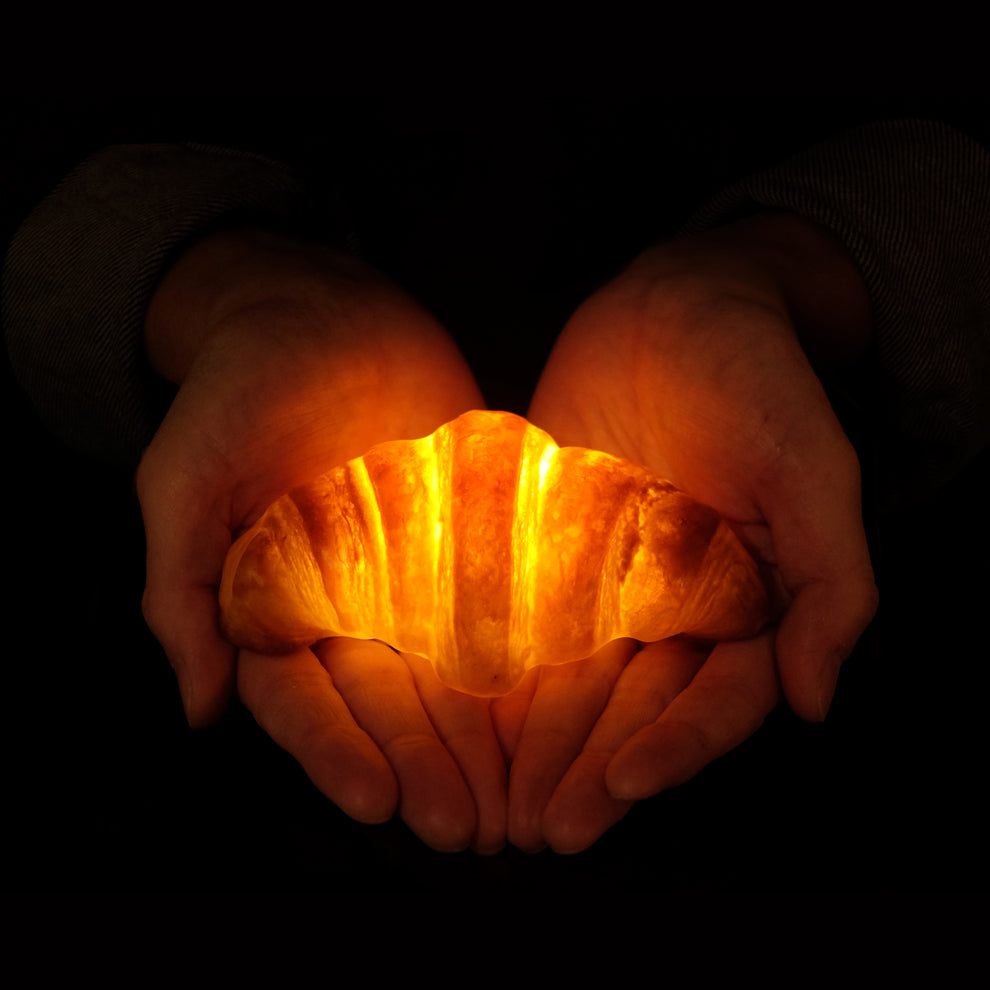Pampshade Battery Powered Croissant Bread Lamp – Yukiko Morita ...